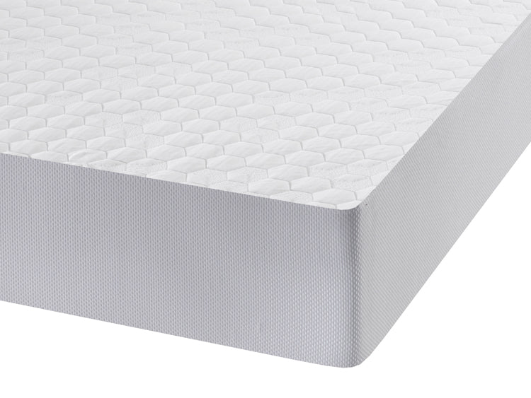 Cloud 7" Reflex + 3" Cool Blue Memory Foam Rolled Mattress