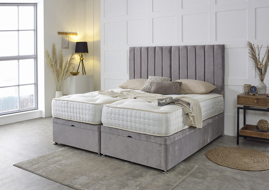 Luxury Hotel Zip and Link Contract 2000 Pocket Sprung Intelligent Fibr